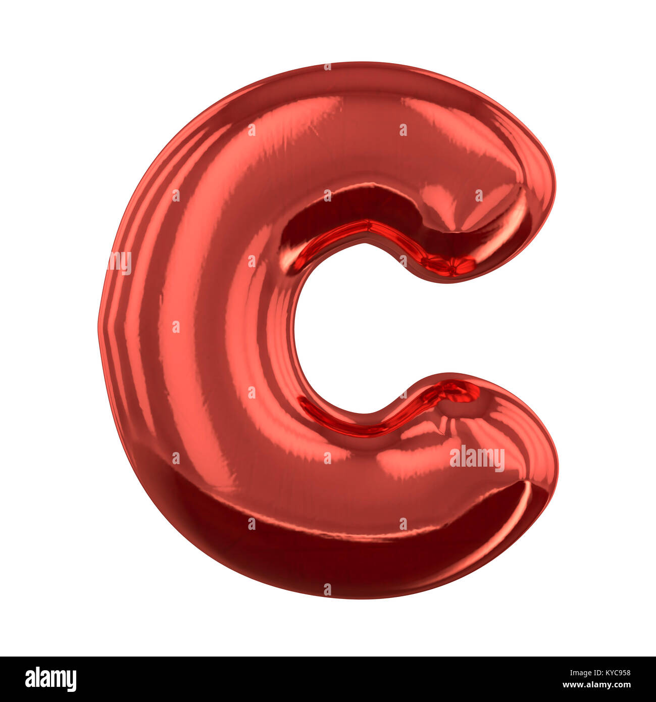 Inflatable letters of the alphabet. 3D rendering Stock Photo - Alamy