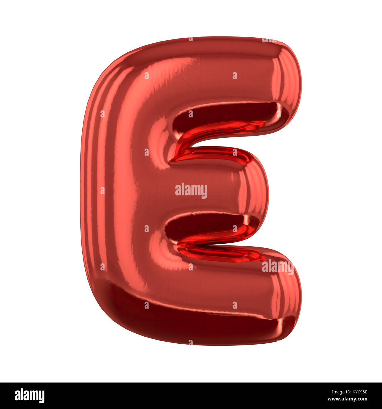 Inflatable letters of the alphabet. 3D rendering Stock Photo - Alamy