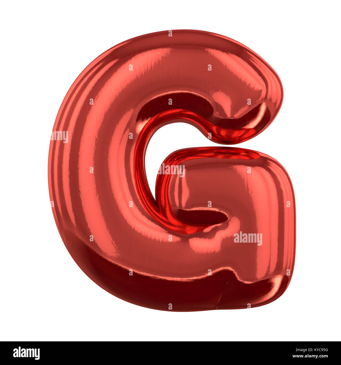 Inflatable letters of the alphabet. 3D rendering Stock Photo - Alamy