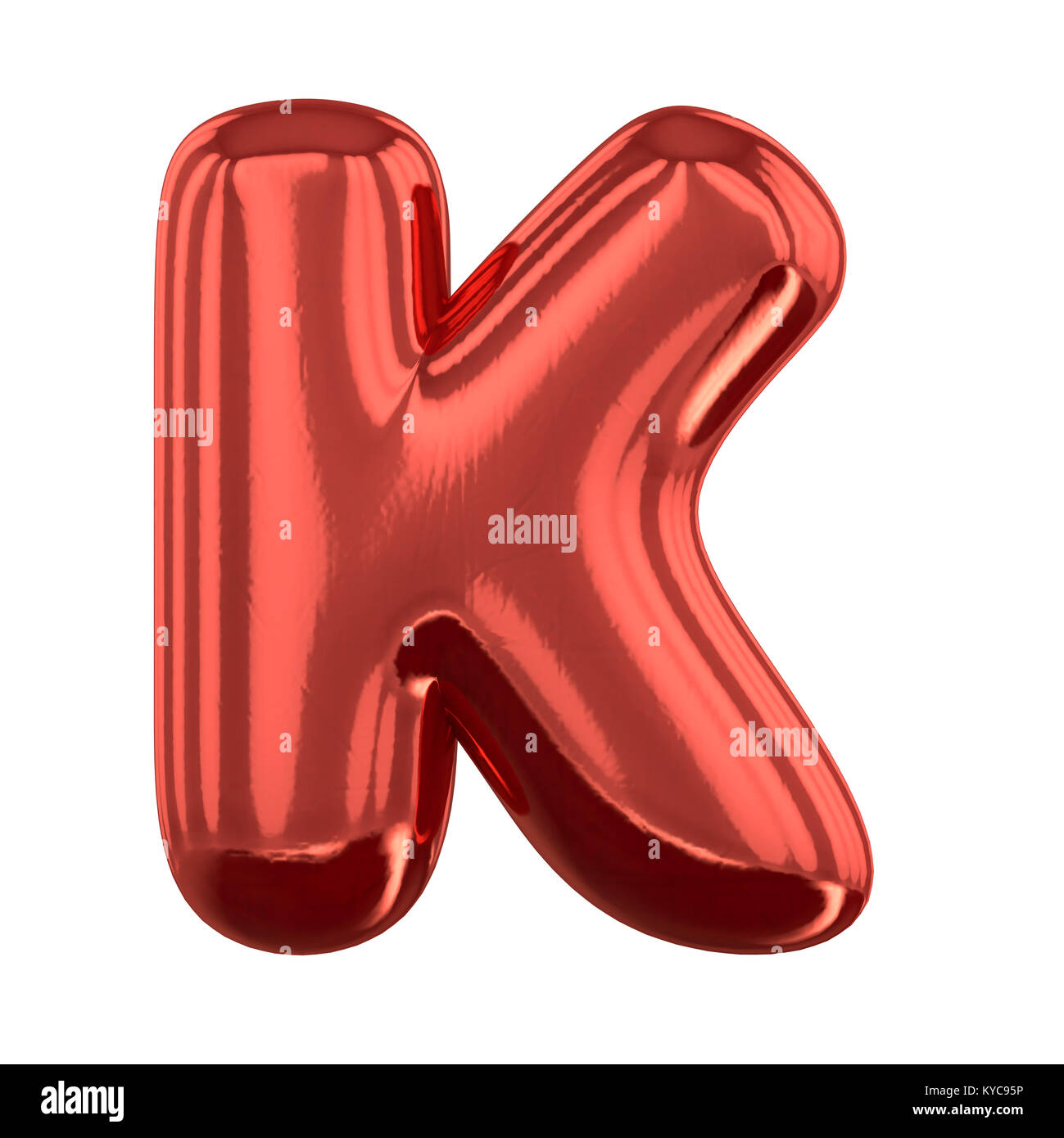Inflatable letters of the alphabet. 3D rendering Stock Photo - Alamy