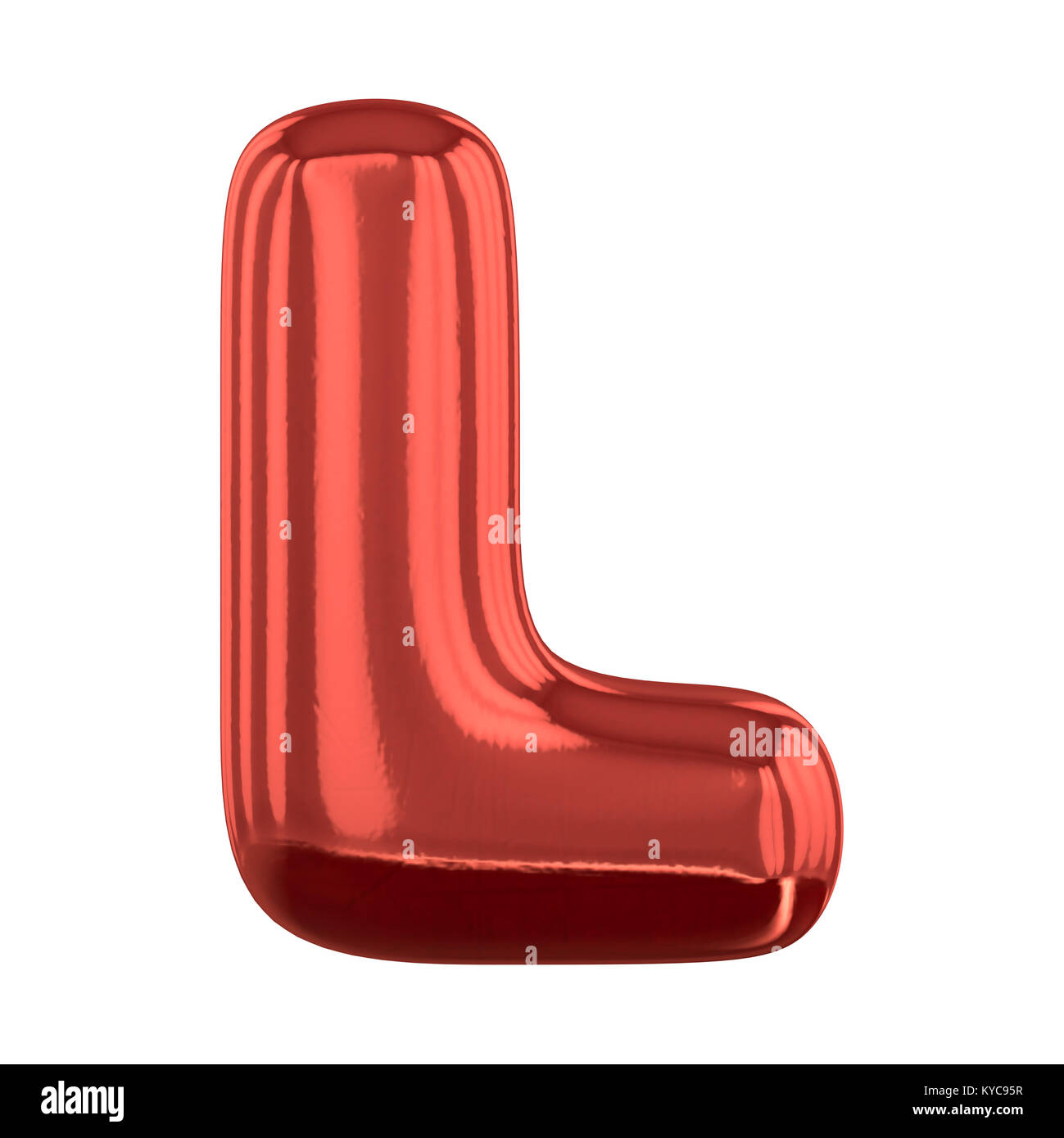 Inflatable letters of the alphabet. 3D rendering Stock Photo - Alamy