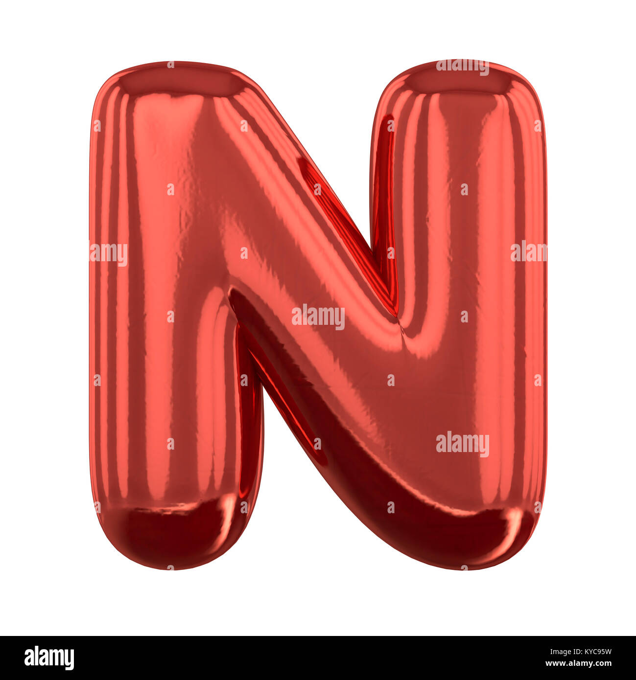 Inflatable letters of the alphabet. 3D rendering Stock Photo - Alamy