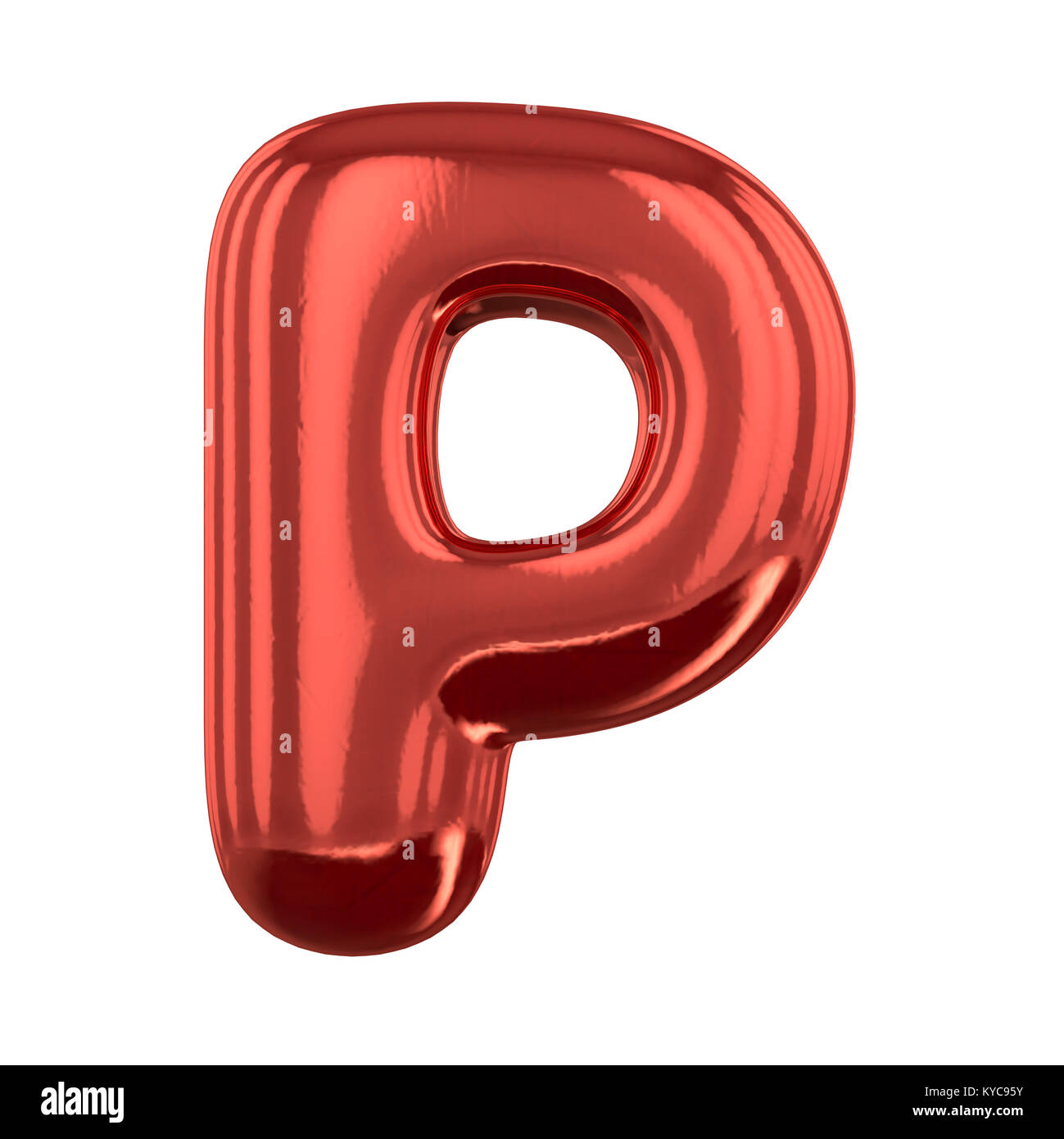 Inflatable letters of the alphabet. 3D rendering Stock Photo - Alamy