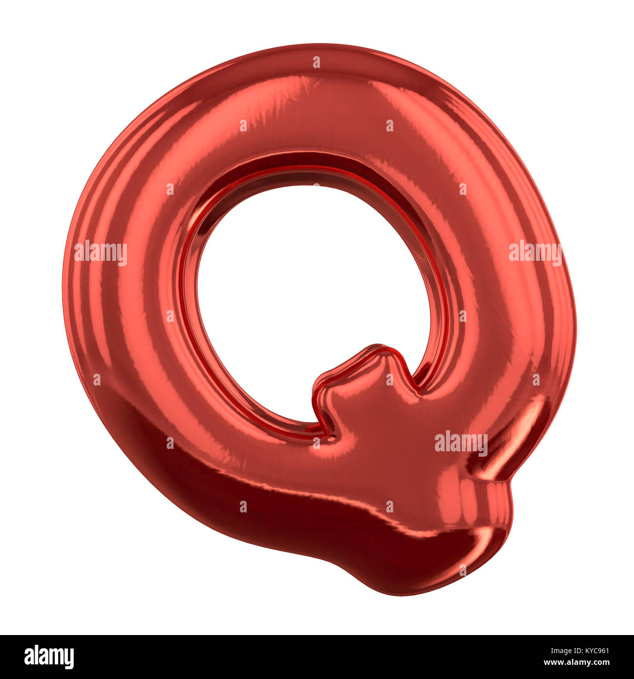 Inflatable letters of the alphabet. 3D rendering Stock Photo - Alamy