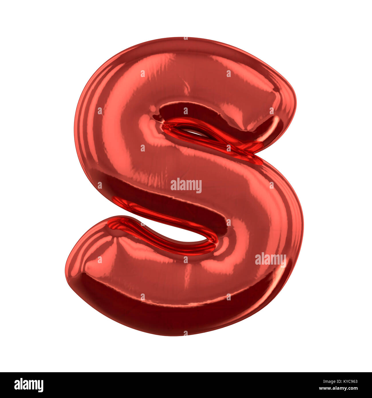 Inflatable letters of the alphabet. 3D rendering Stock Photo - Alamy