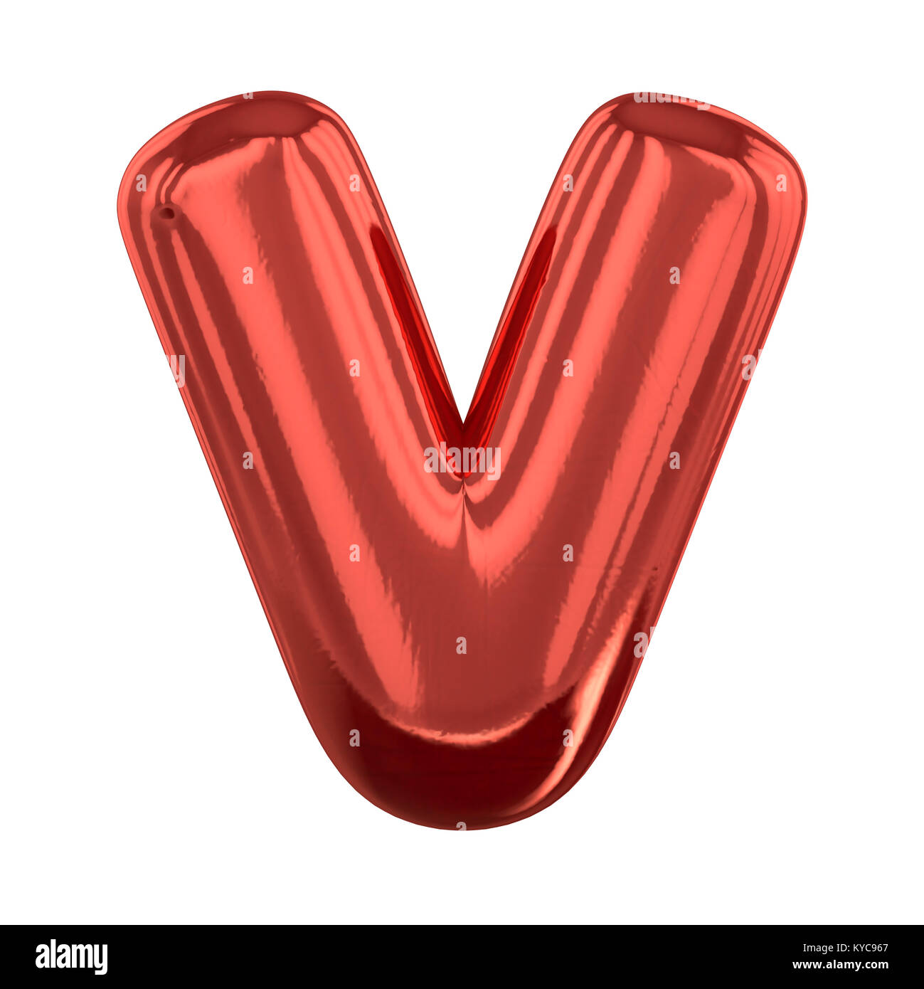 Inflatable letters of the alphabet. 3D rendering Stock Photo - Alamy