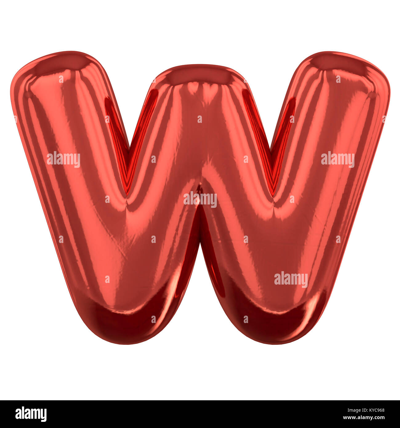 Inflatable letters of the alphabet. 3D rendering Stock Photo - Alamy