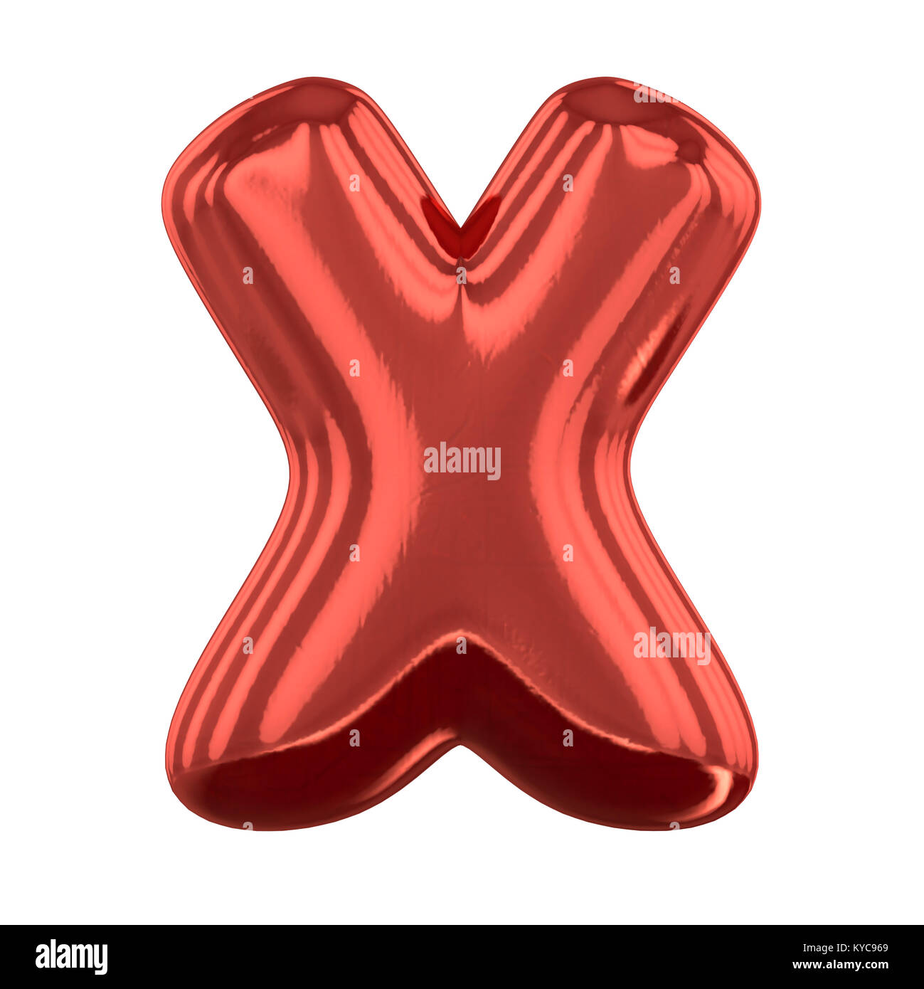 Inflatable letters of the alphabet. 3D rendering Stock Photo - Alamy