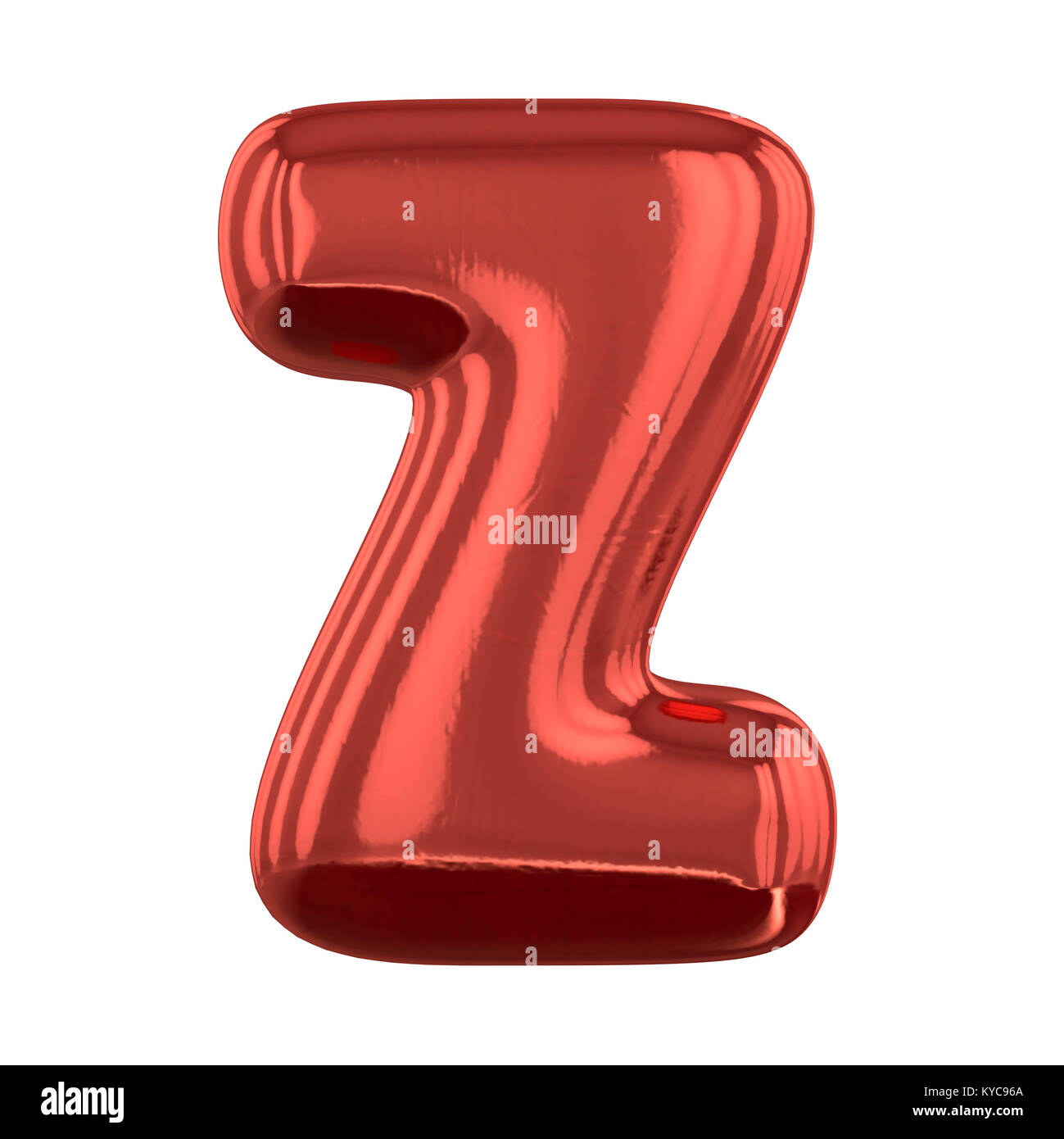 Inflatable letters of the alphabet. 3D rendering Stock Photo - Alamy