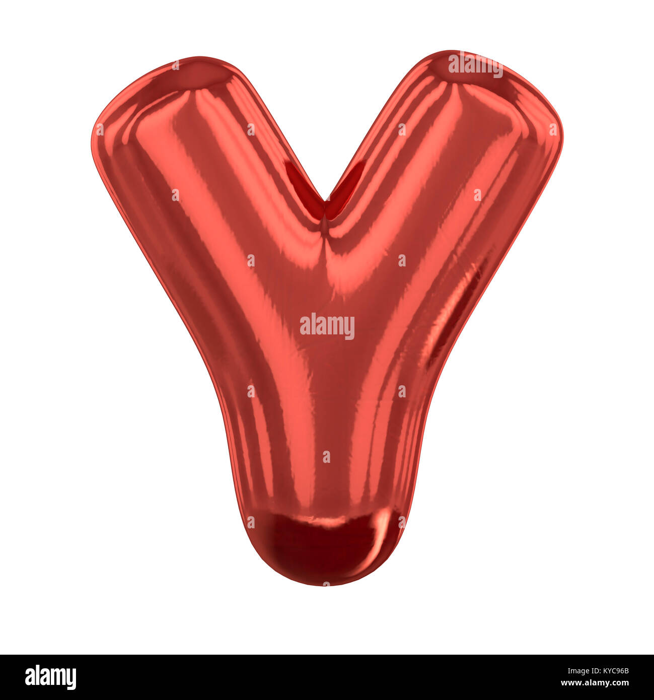 Inflatable letters of the alphabet. 3D rendering Stock Photo - Alamy