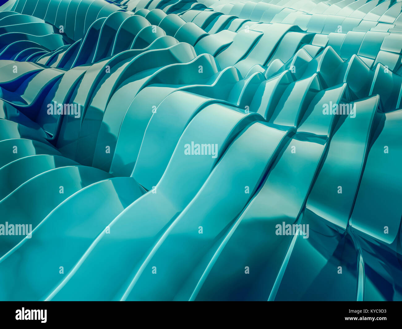 Abstract swirly shape colorful background. 3D rendering Stock Photo - Alamy
