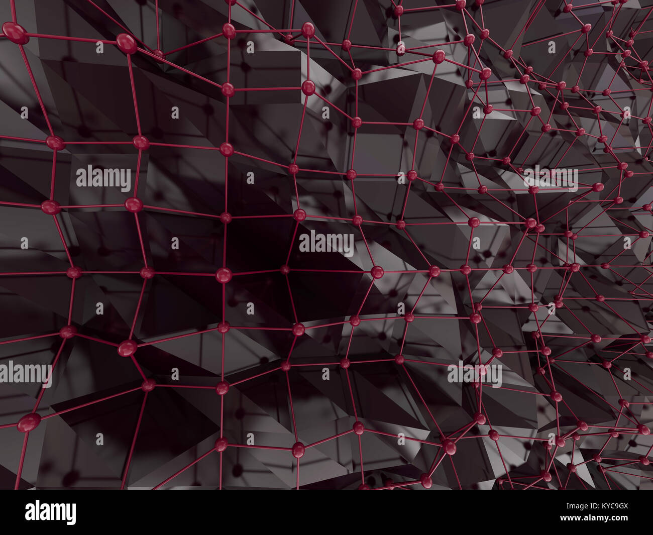 Abstract background. Design element. Polygon pattern Distorted low poly ...
