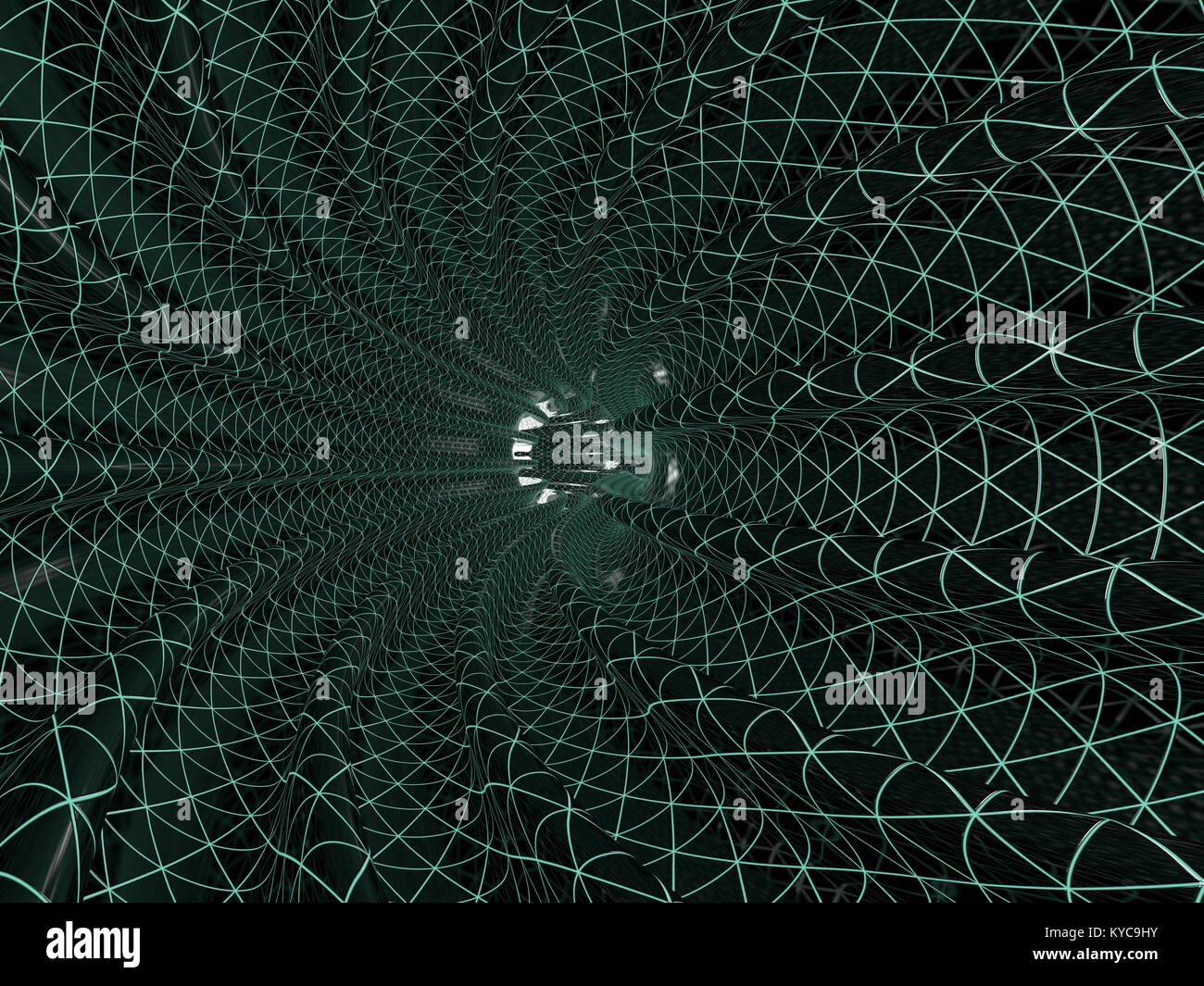 Abstract Mysterious Vortex. 3D rendering Stock Photo - Alamy