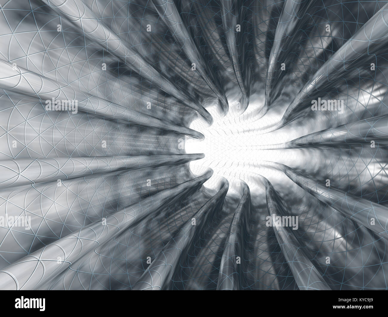 Abstract Mysterious Vortex. 3D rendering Stock Photo - Alamy