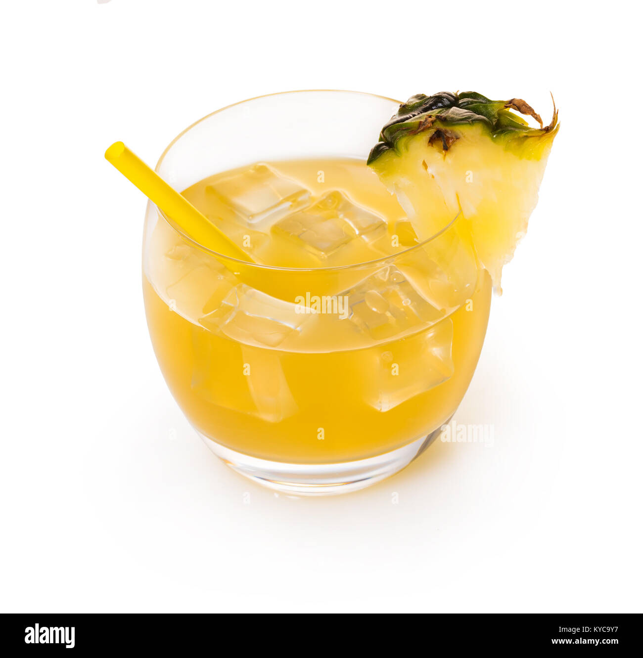 Pineapple cocktail design alcohol Cut Out Stock Images & Pictures - Alamy