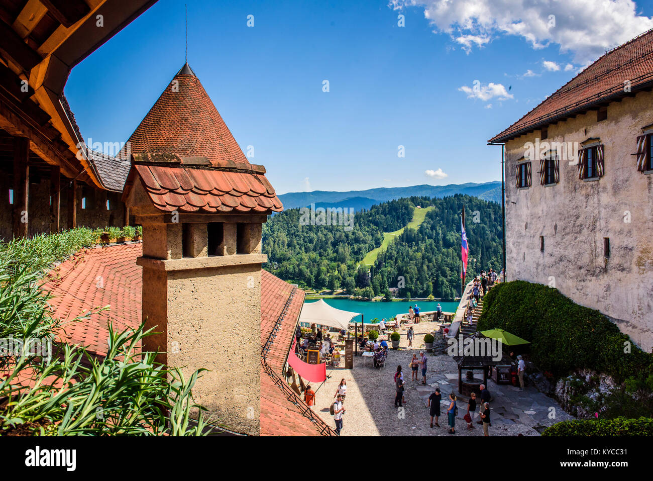 Blejski grad, Bled, Slovenia Stock Photo - Alamy