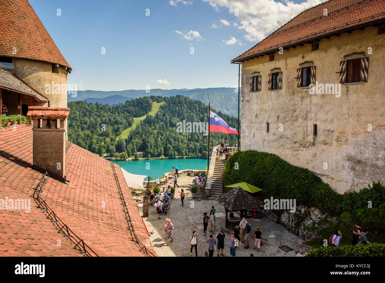 Blejski grad, Bled, Slovenia Stock Photo - Alamy