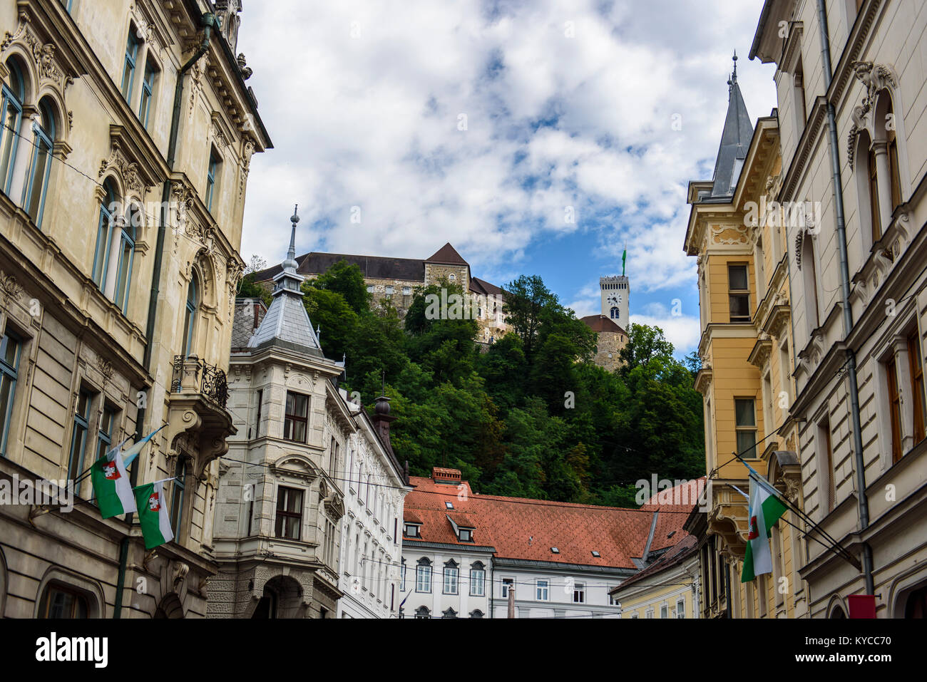 Ljubljana grad, Ljubljana, Slovenia Stock Photo - Alamy