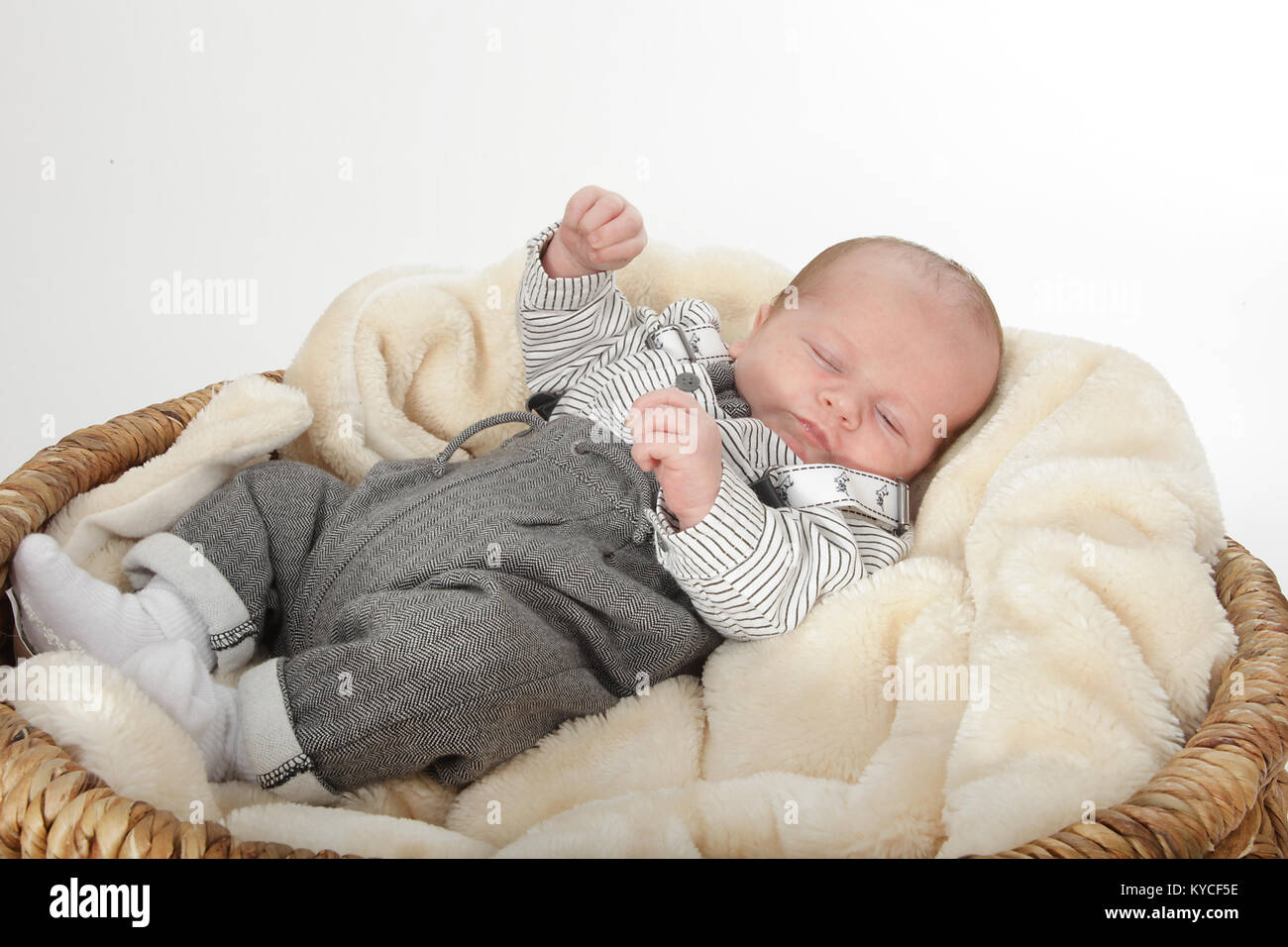 baby boy 3 weeks old Stock Photo - Alamy
