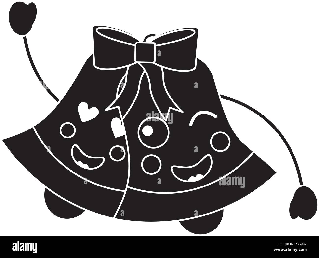 christmas bells emoji icon image Stock Vector Image & Art - Alamy