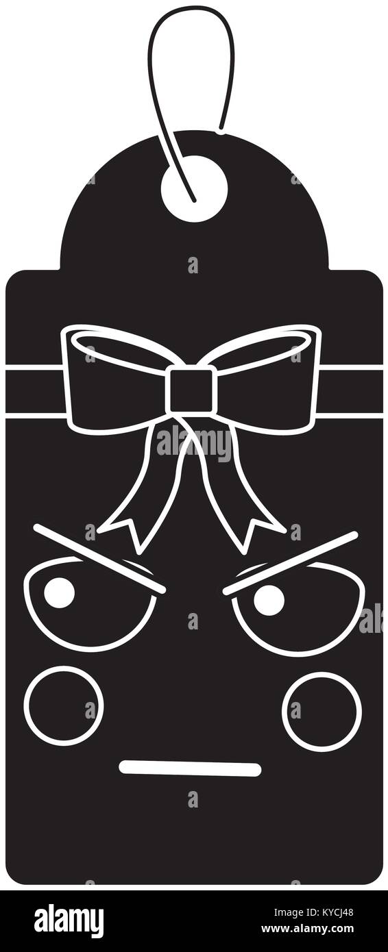 gift or price tag angry emoji icon image Stock Vector Image & Art - Alamy