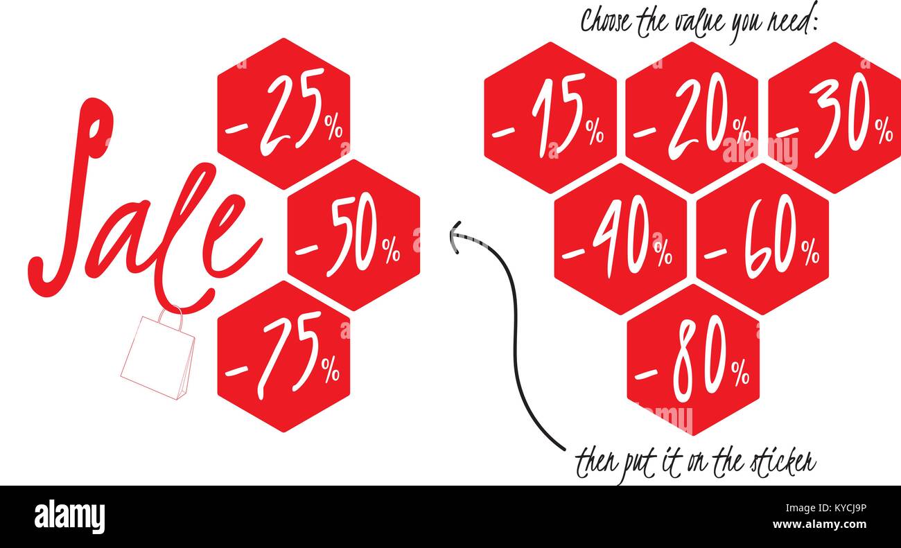 Shop window sticker Cut Out Stock Images & Pictures - Alamy