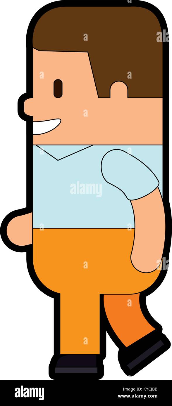 funny man avatar character vector illustration design Stock Vector ...
