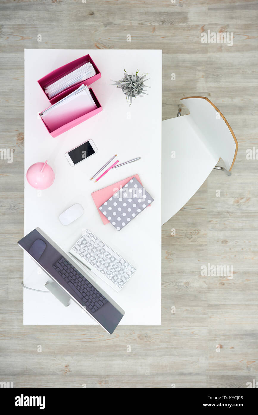 Stylish workplace hi-res stock photography and images - Alamy