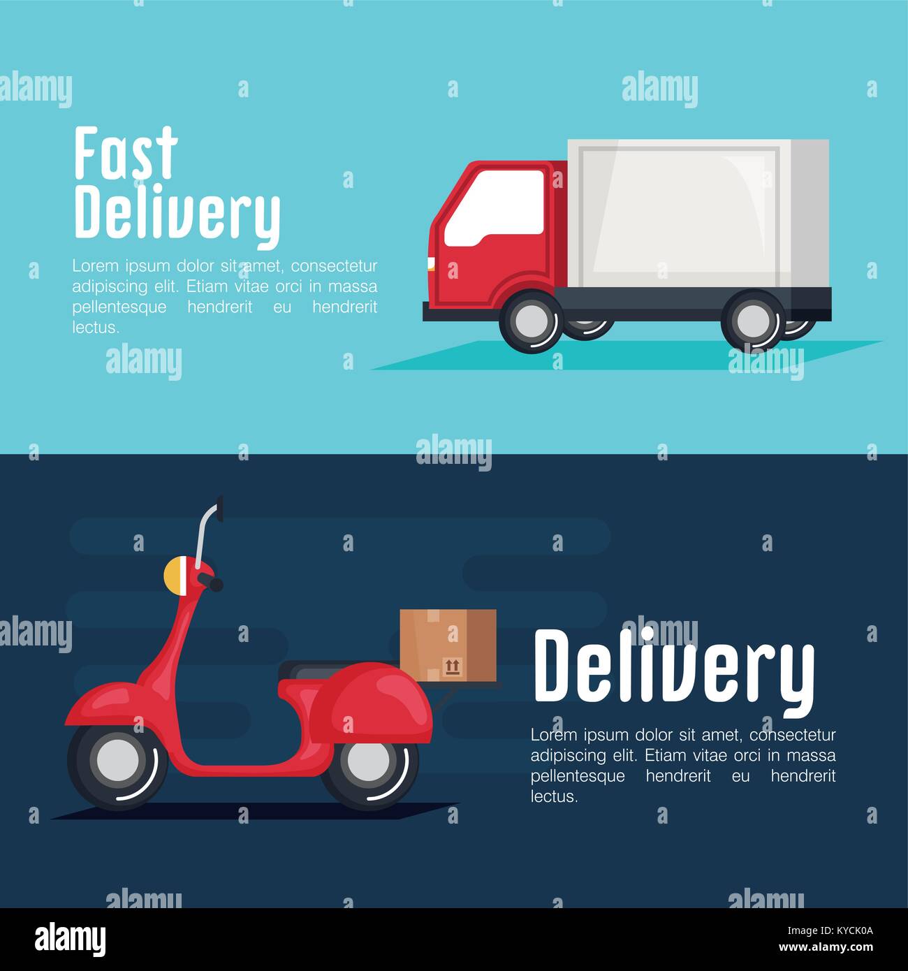 free delivery set icons Stock Vector Image & Art - Alamy