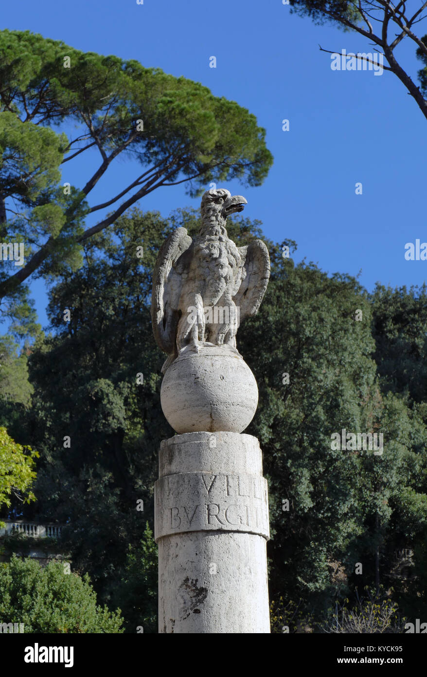 Villa borghese statue hi-res stock photography and images - Alamy