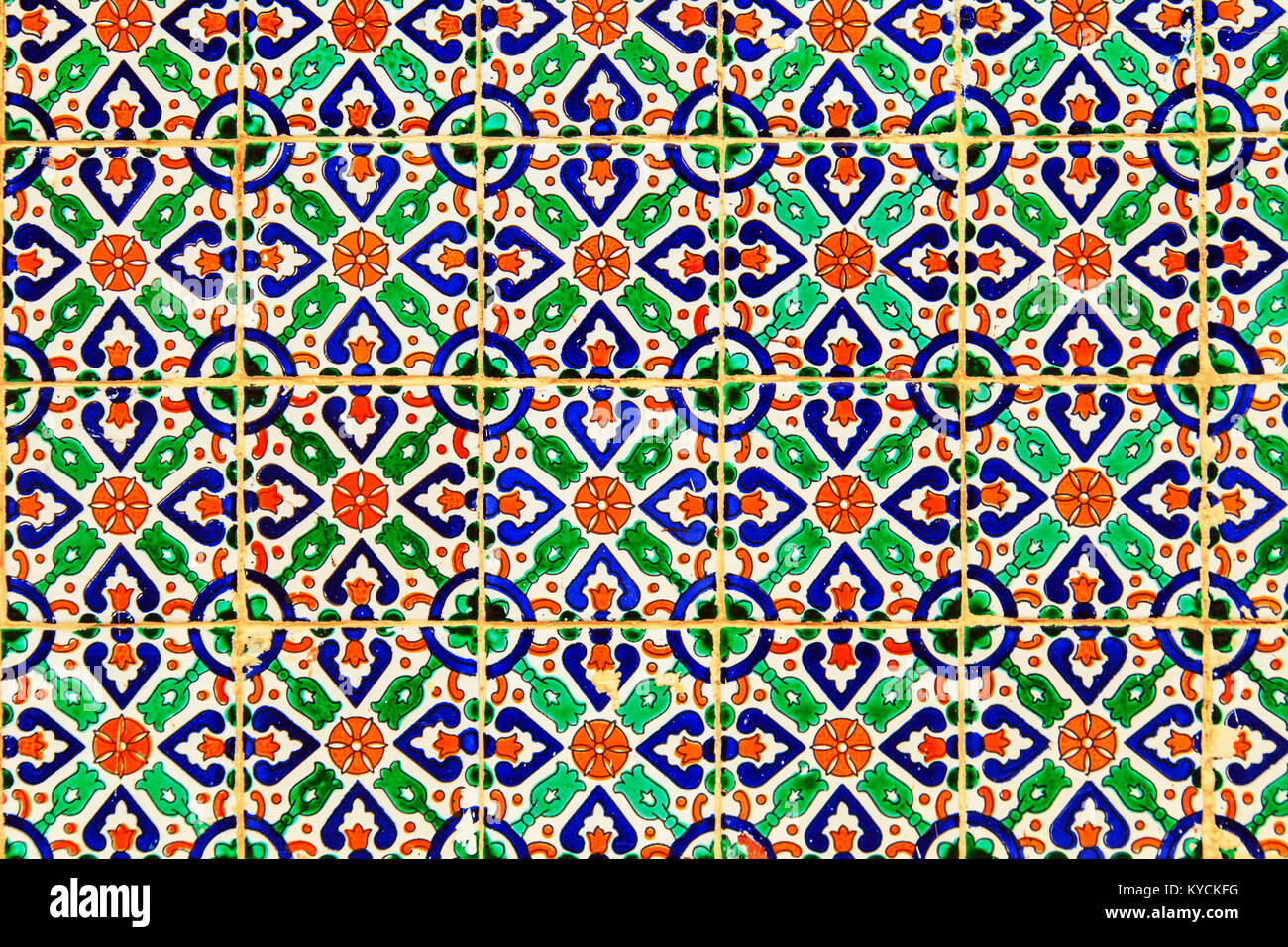 Gorgeous seamless patchwork pattern from colorful Tunisian tiles Stock ...