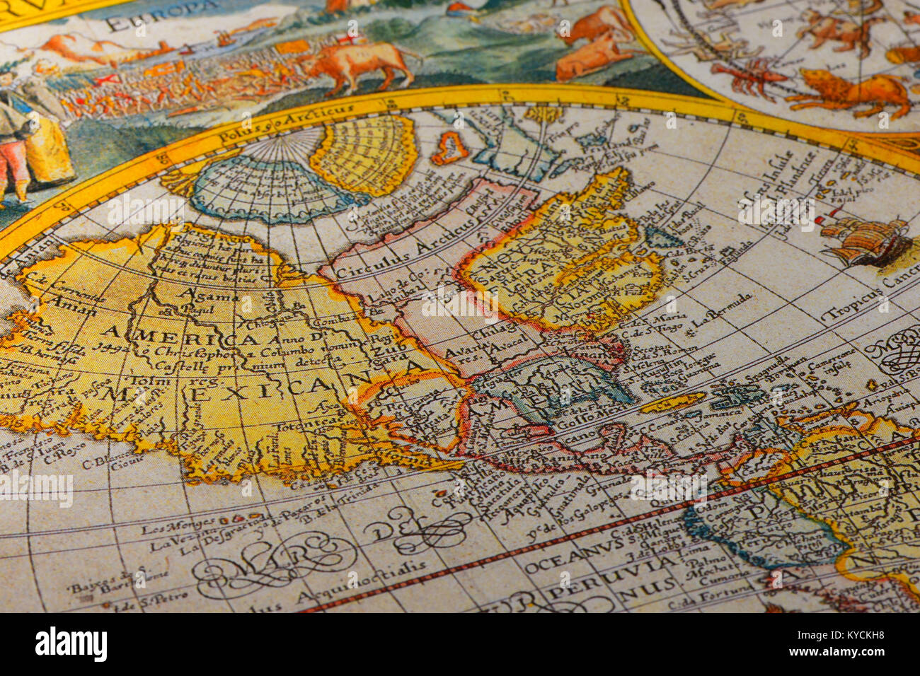 Archaic world map hi-res stock photography and images - Alamy
