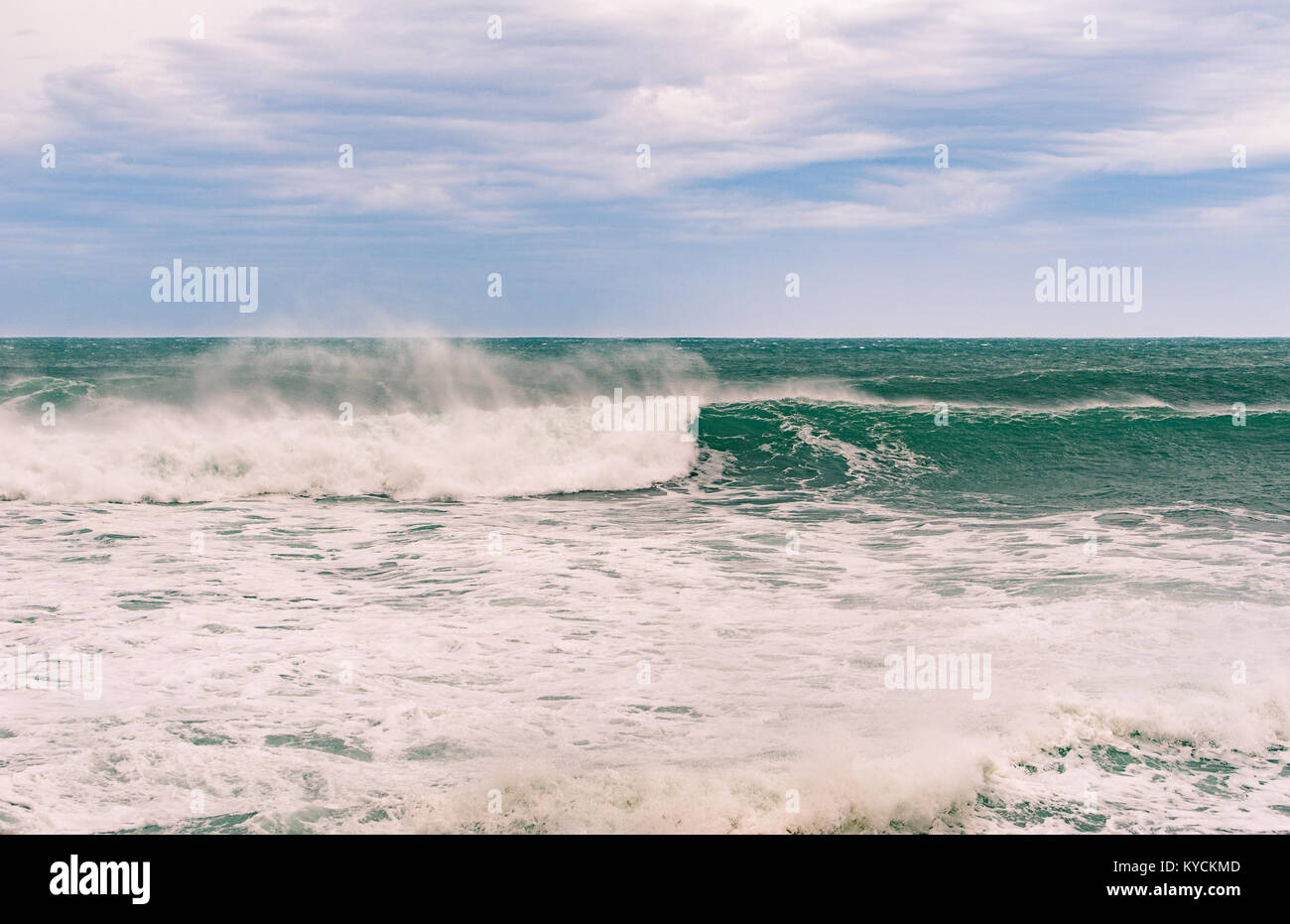 Water spraying with wind hi-res stock photography and images - Alamy