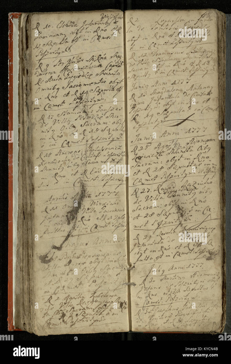 The Pasvitinio RKB death register from 1745-1793 provides valuable ...
