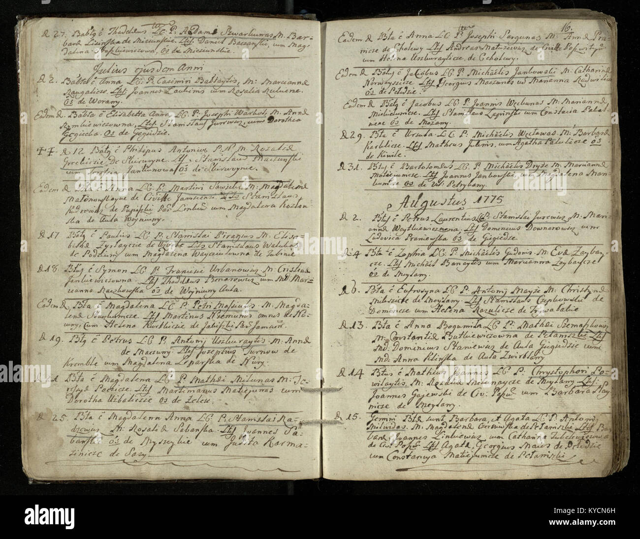 The Pasvitinio RKB 1773-1793 is a baptismal register from Lithuania ...