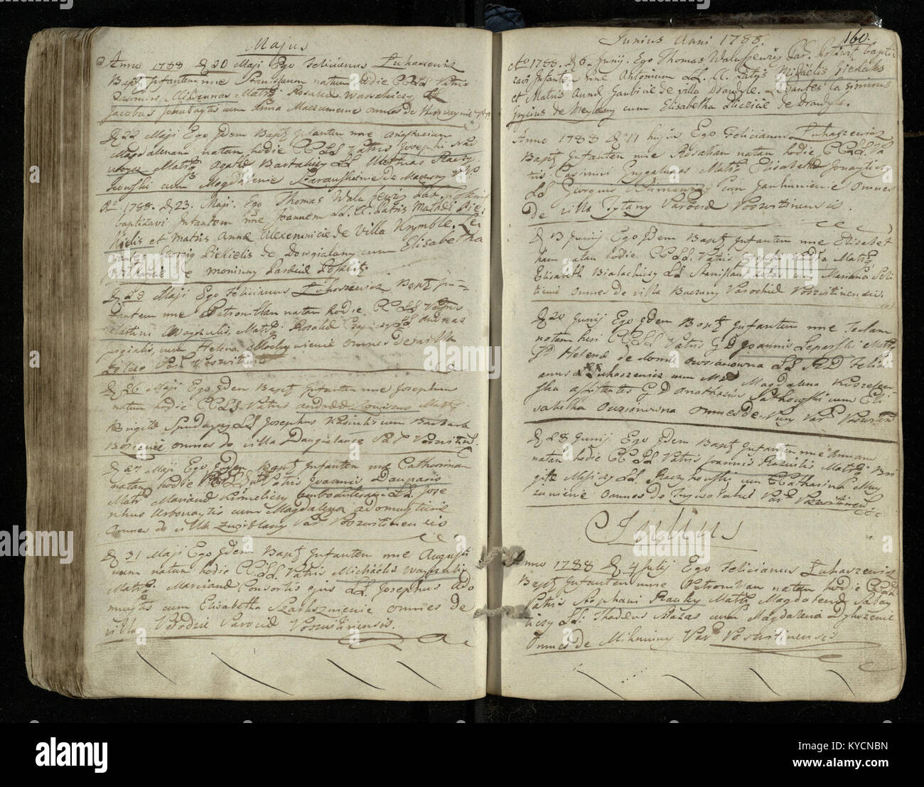 Book of baptismal records from Pašvitinis Roman Catholic Church ...