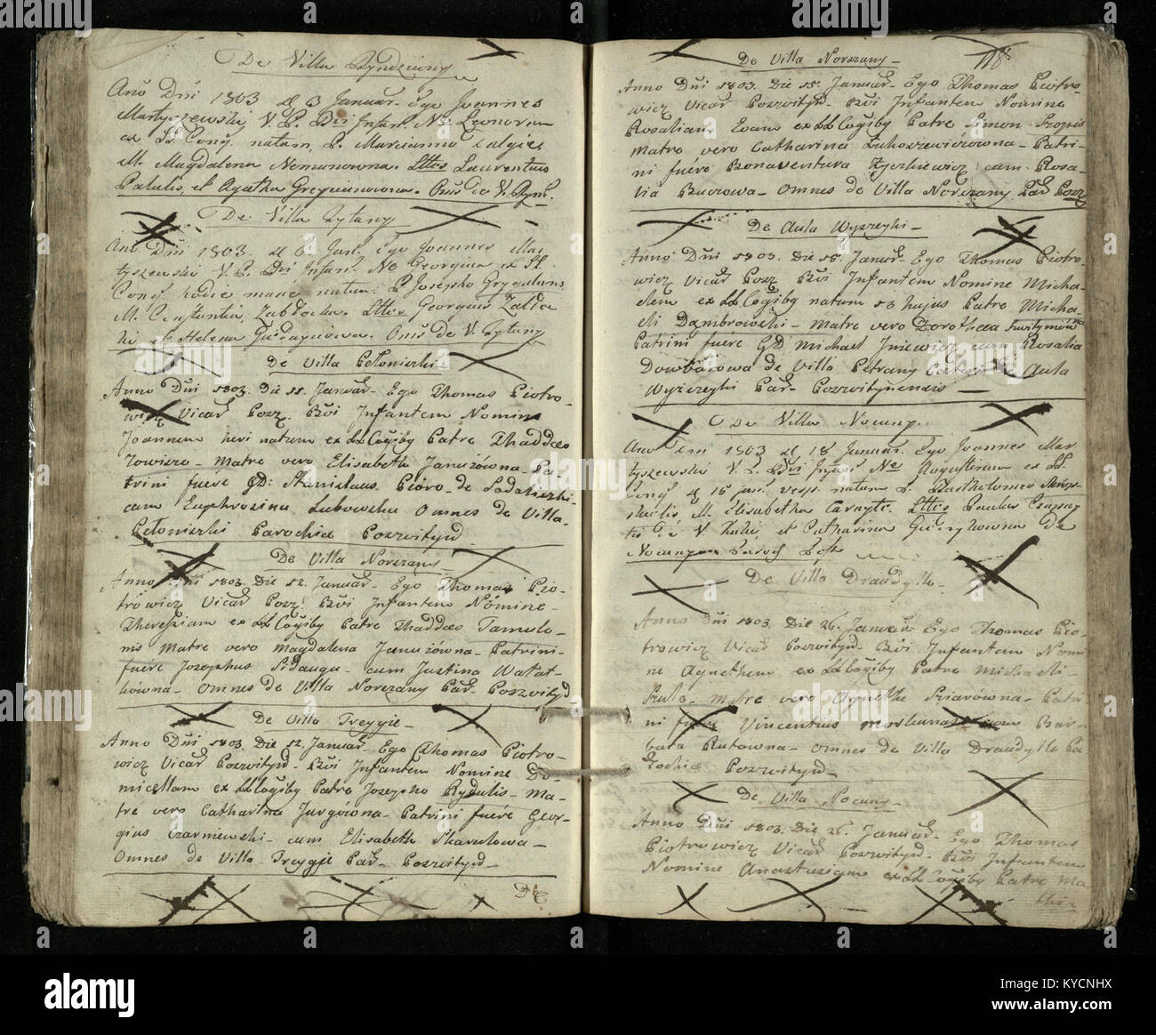 Church register book from hi-res stock photography and images - Alamy