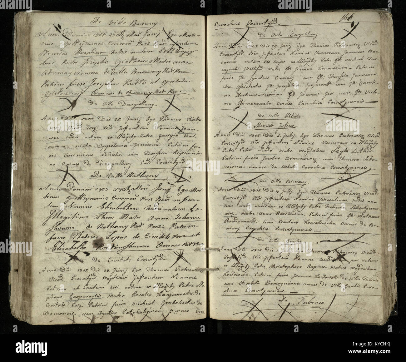 This title refers to a baptismal register book from Pasvitinio RKB ...