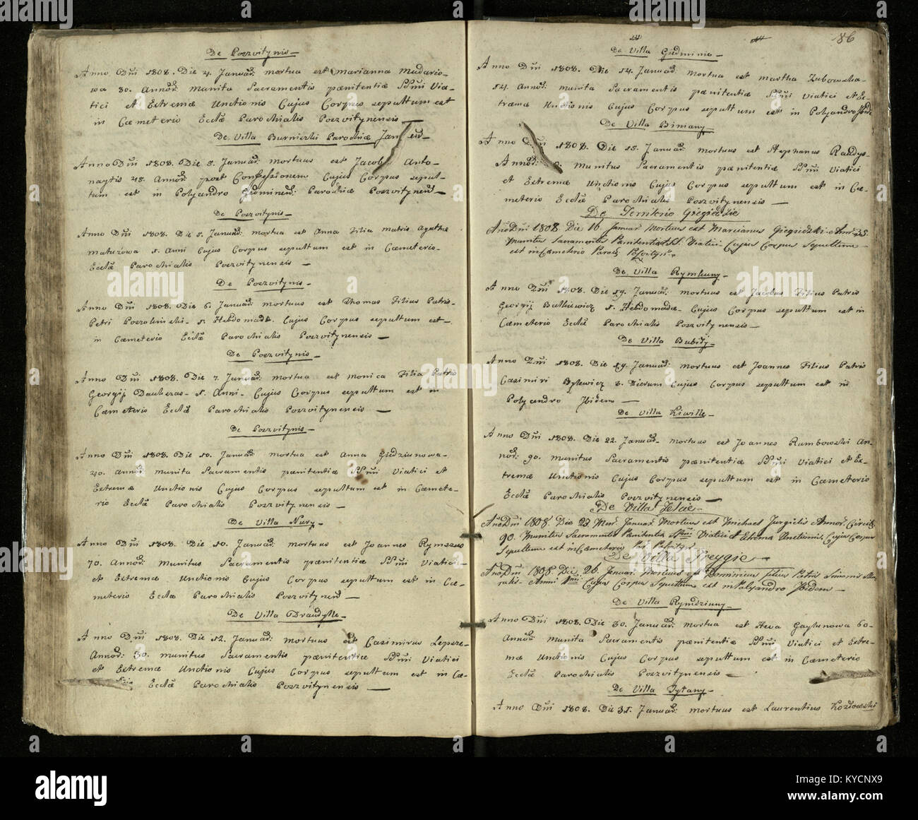 A death register book from Pašvitinio RKB covering 1793 to 1812 ...