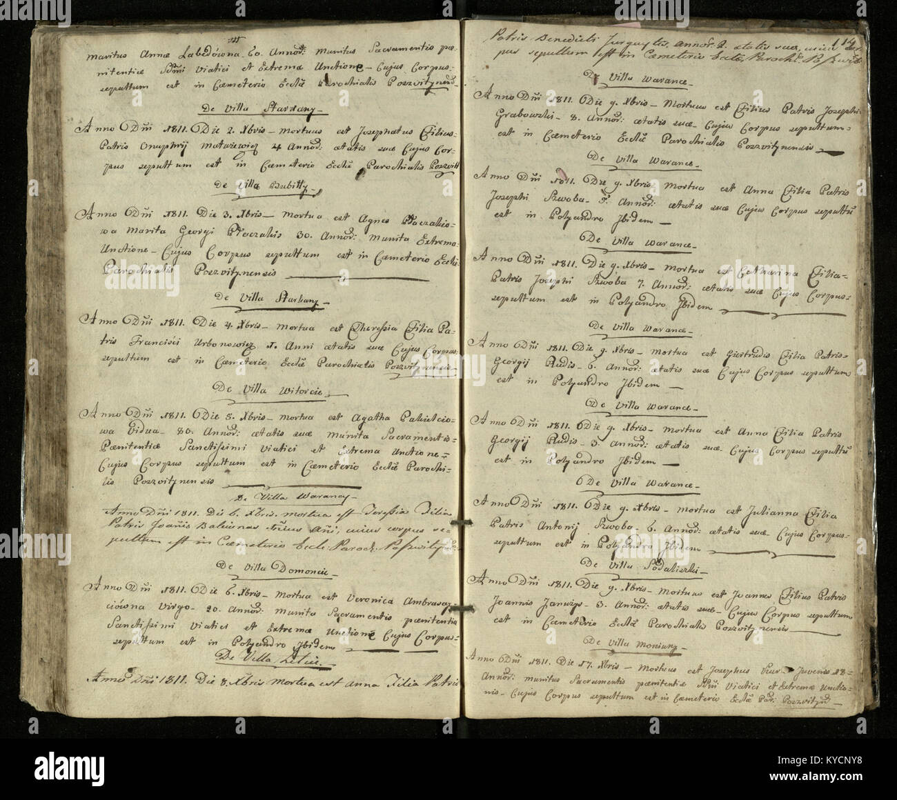 The Pašvitinio Roman Catholic Church death register from 1793 to 1812 ...
