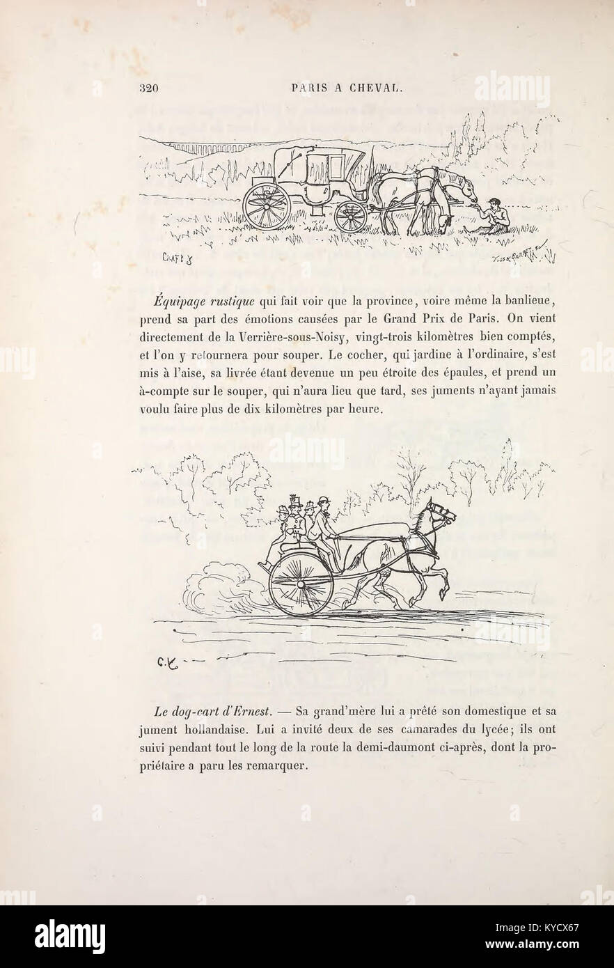 This image from Paris shows a horse, possibly depicting equestrian ...