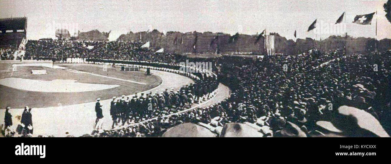 This refers to a significant historical moment during the 1924 Olympic ...
