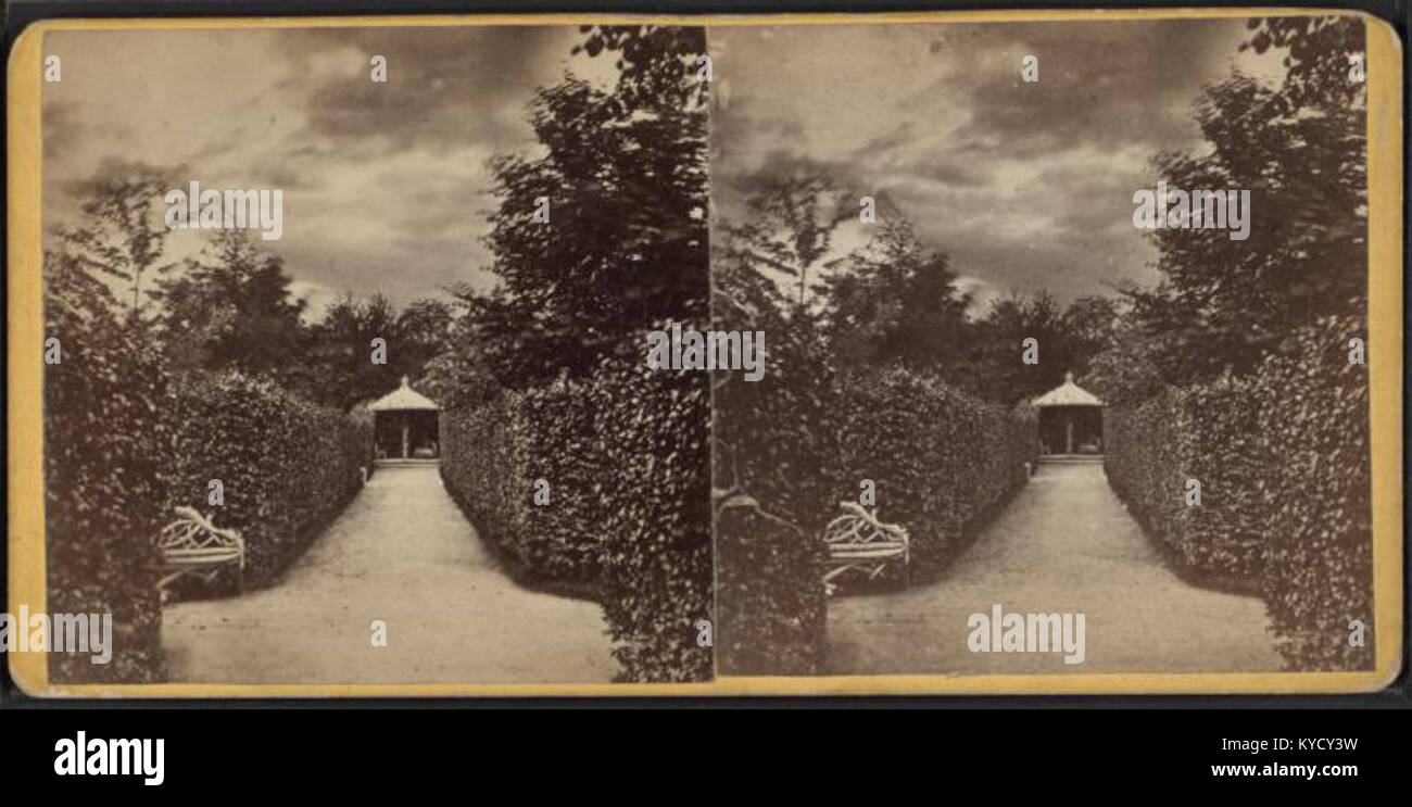 The image shows a pathway leading to a pavilion, part of the Robert N ...