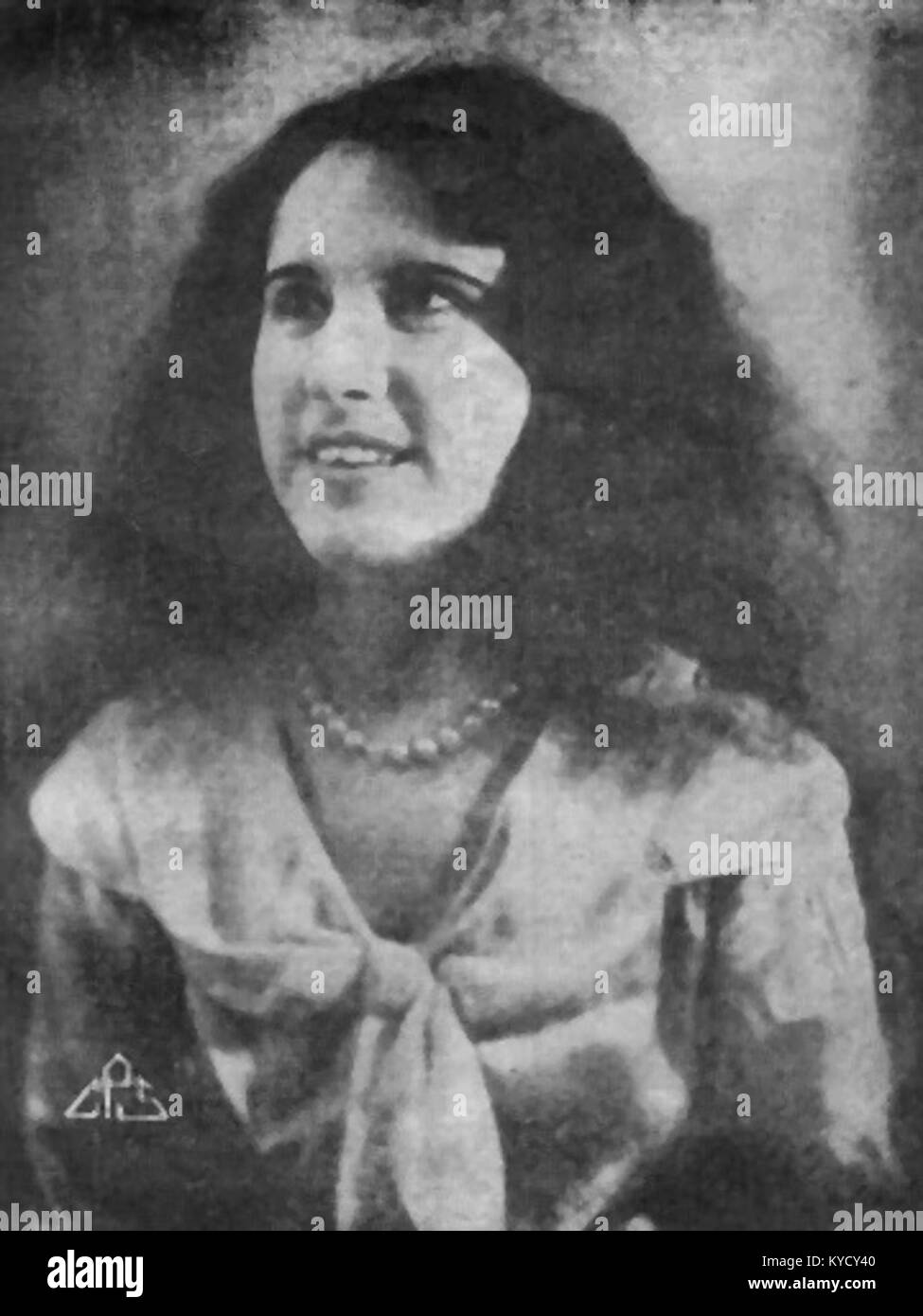 A 1930s photograph of Patience Cooper, an early Indian film actress ...