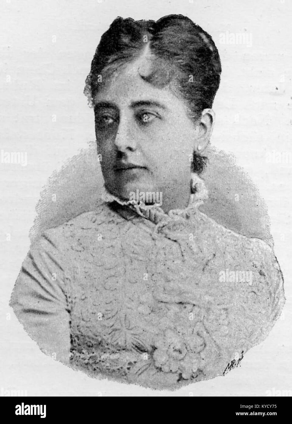 Austrian singer pauline lucca Black and White Stock Photos & Images - Alamy
