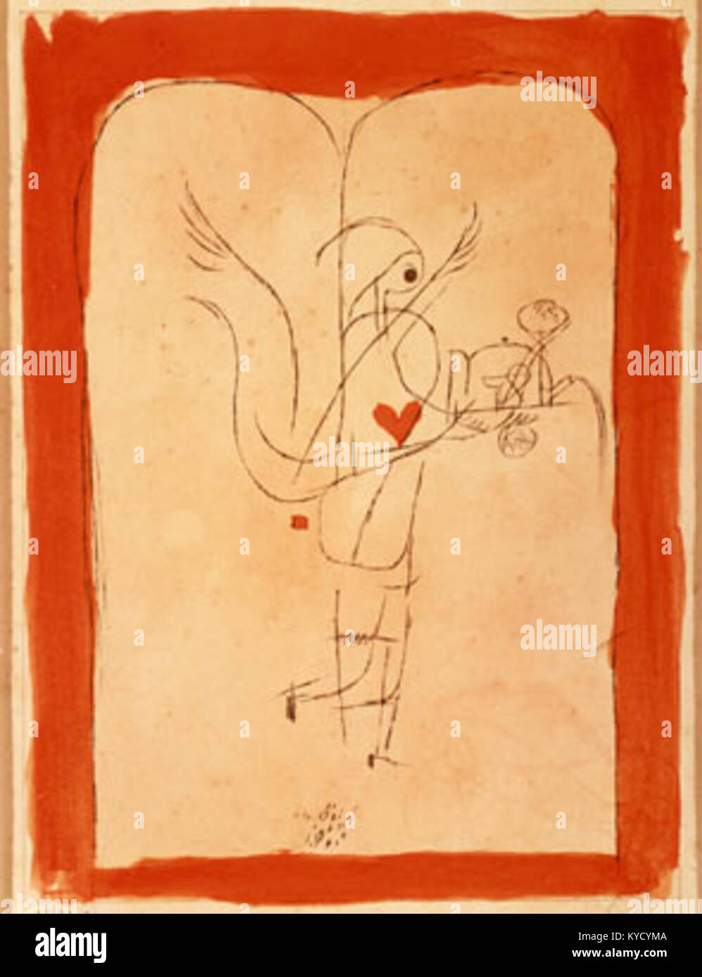 Paul Klee's artwork 'A Spirit Serves a Small Breakfast, Angel Brings ...