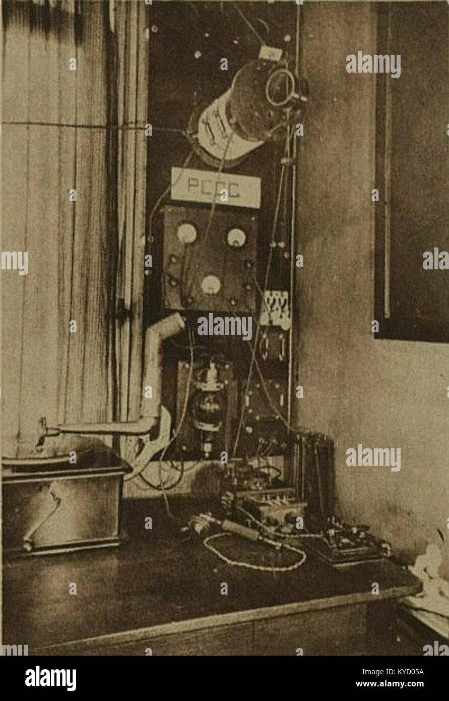 The PCGG radio station transmitter, built in 1922, represents an ...