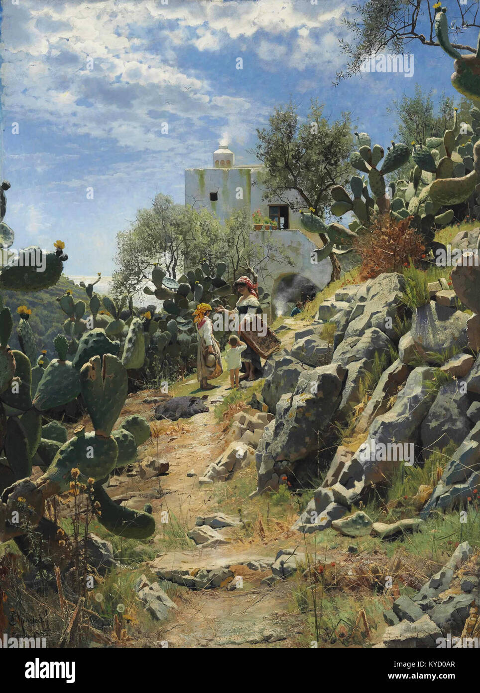 Italian noon painting hi-res stock photography and images - Alamy