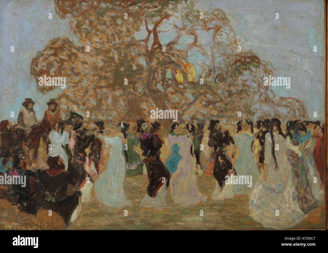 The painting “Pericón” by Uruguayan artist Pedro Figari (1861-1938) is ...