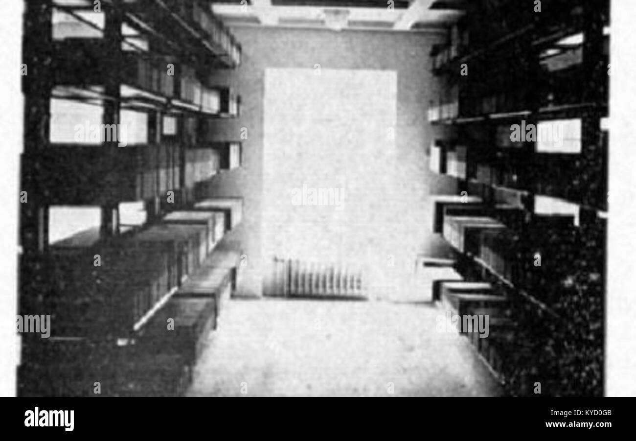 The Peking University Library's stack area from 1936 captures the ...